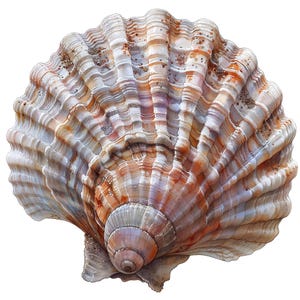 Shell Fossil PNG Clipart, 12x Watercolor Sea Shell Clip Art Set ...