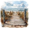 Beach Window Clipart Nautical Scene PNG Bundle Beach House Window ...
