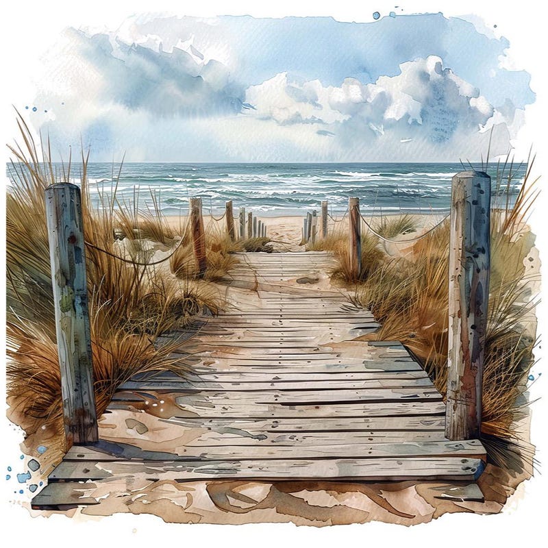 Beach Dune Canvas Art - Etsy
