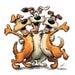 Dancing Dogs PNG Clip Art, 12x Funny Dog Clipart Set, Printable ...