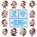 Cheeky Christmas Elf Clip Art, 12x Santa Hat Elf PNG Set, Watercolor ...
