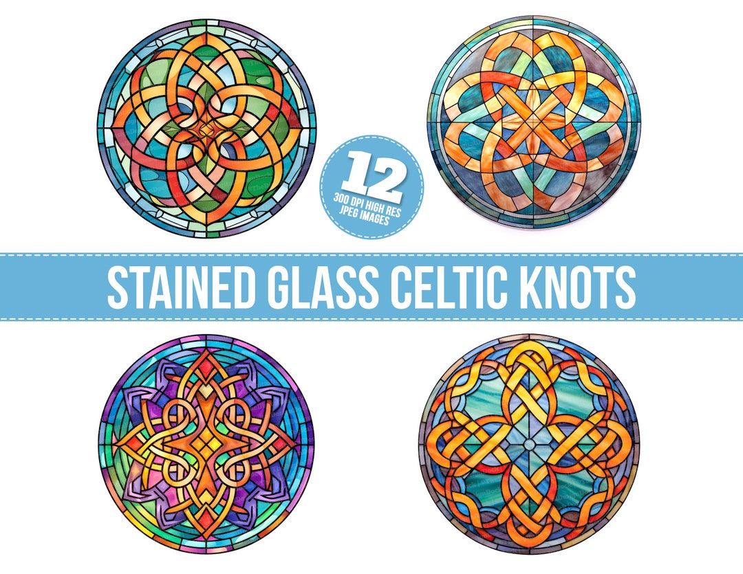 Celtic Knot Clipart, 12 Jpgs, Celtic Symbols Clip Art, Printable Image ...