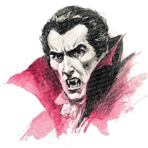 Vampire PNG Clipart, 12x Dracula Halloween Clip Art Set, Printable ...