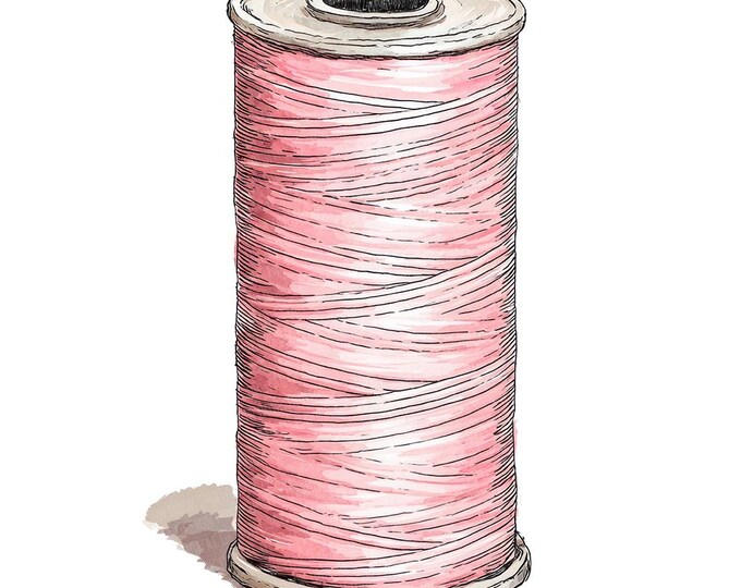 VINTAGE THREAD SPOOL Labels Printable Craft Circles - Instant Digital ...
