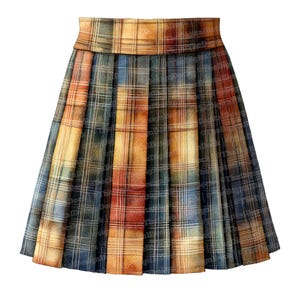 12 Highland Kilt Clipart, Watercolor Scottish Kilt Art, Printable ...