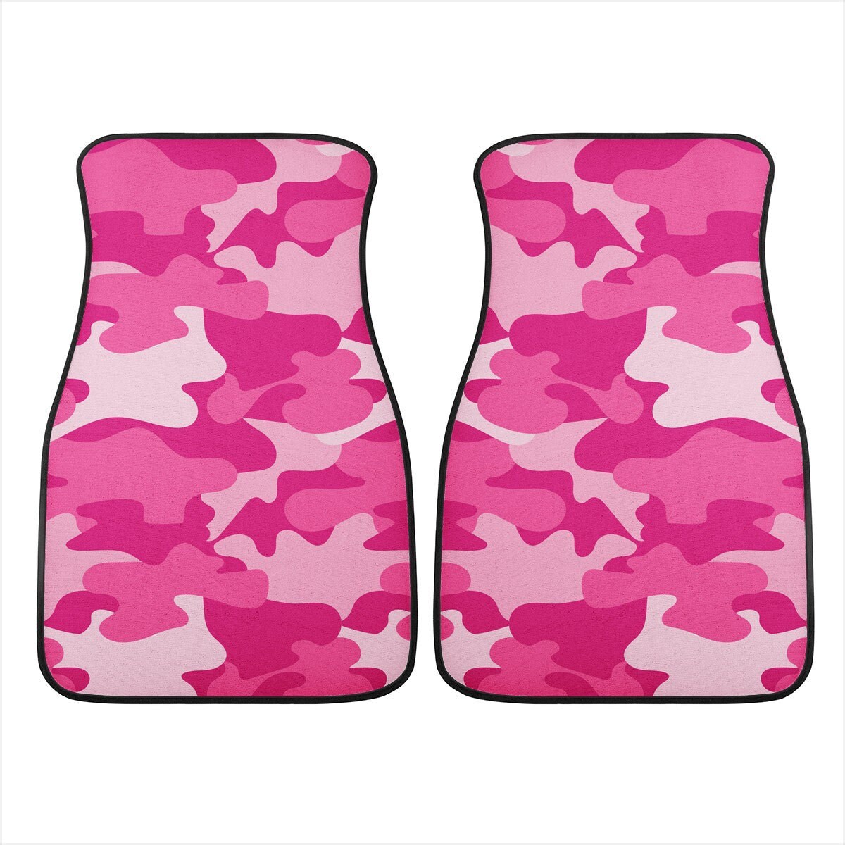 Pink Camo Car Mats Set of 2 or 4 Car Floor Mats for Women Car ...
