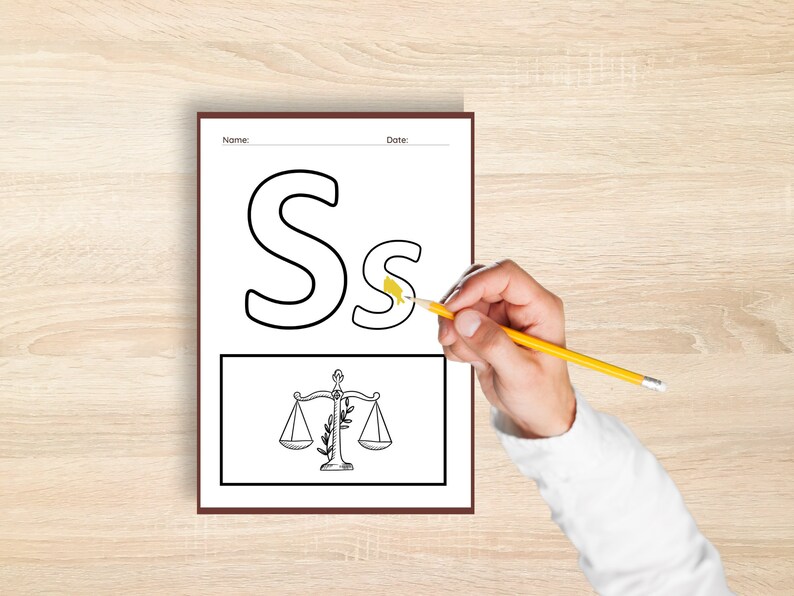 Children's Printable Alphabet Coloring Book Pages Downloadable Alphabet ...