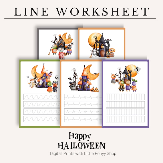 Hojas De Trabajo Imprimibles De Halloween Para Preescolares
