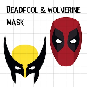 Deadpool and Wolverine Mask, Deadpool & Wolverine Game, Hugh Jackman ...