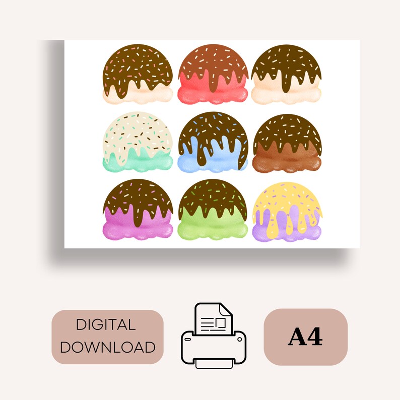 Count the Ice Cream Scoops, , Preschool Math, Preschool Worksheet ...