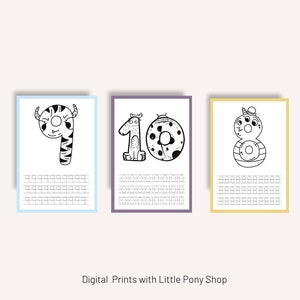 Printable Number Tracing App Preschool Number Worksheets Printable ...