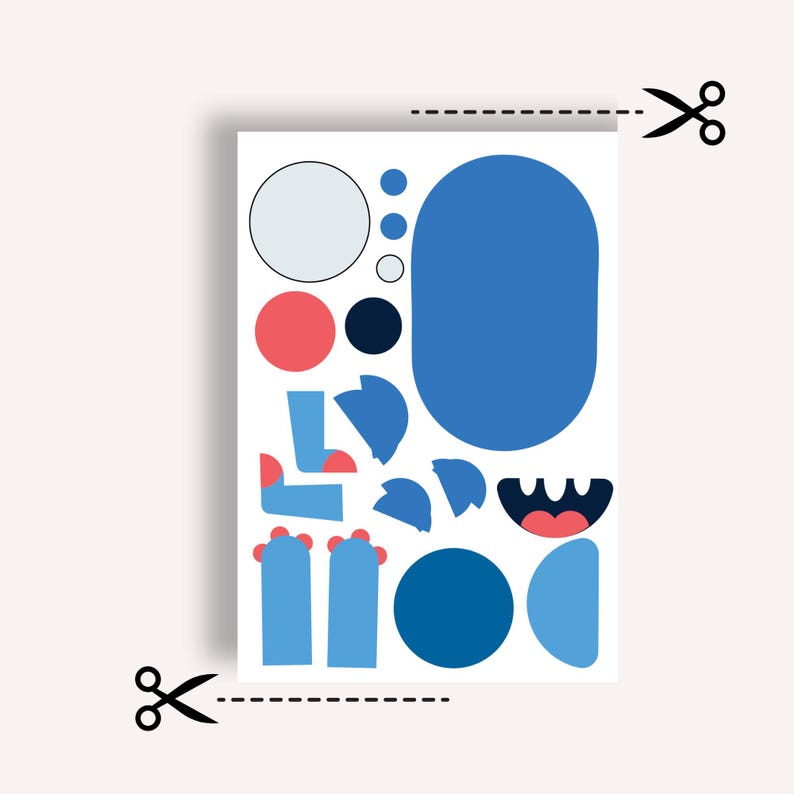 Make Your Own Monster , Printable Halloween Activity for Kids, Fun ...