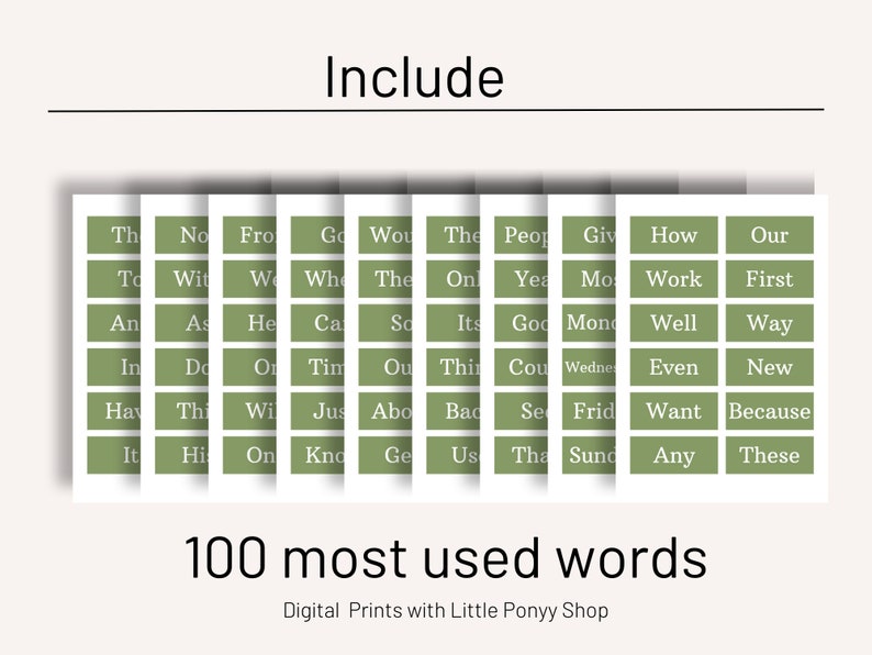 Sight Word Practice, Printable Spelling Game, Kindergarten Sight Words ...