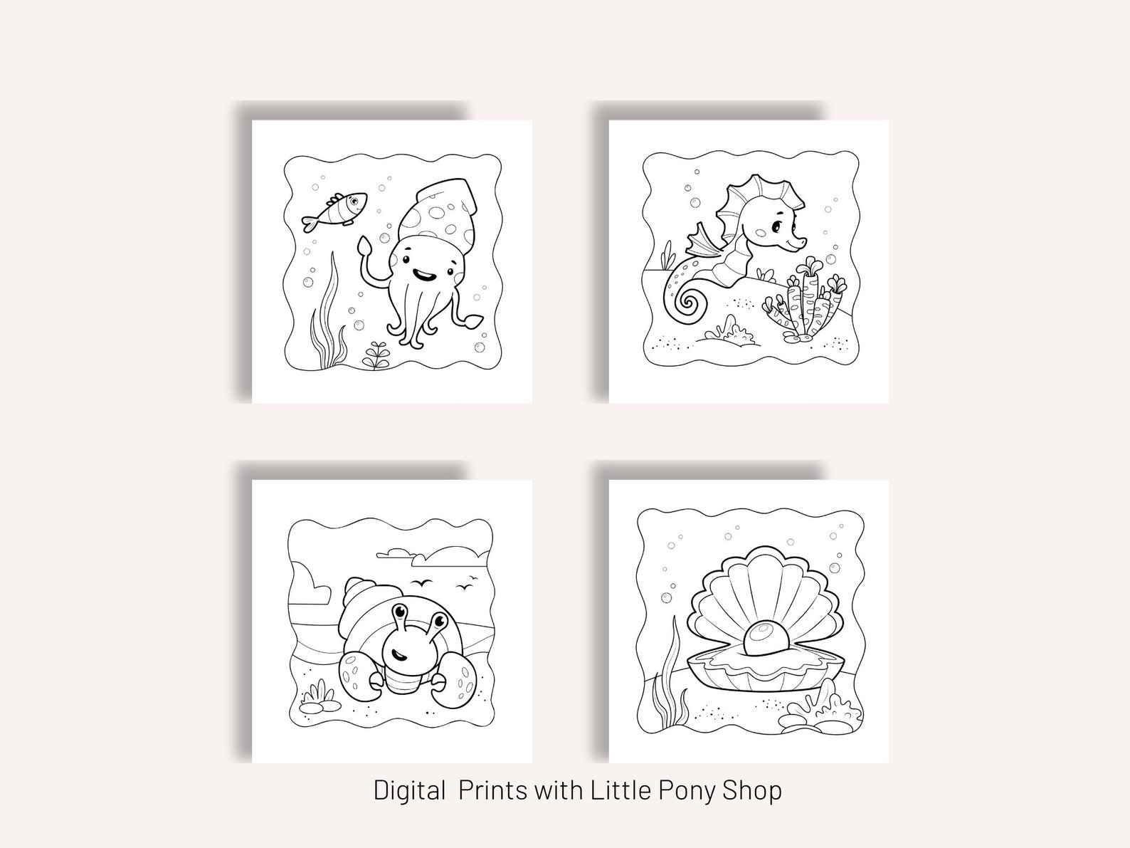 Printable Coloring Pages Printable Sea Animal Coloring Pages Printable ...