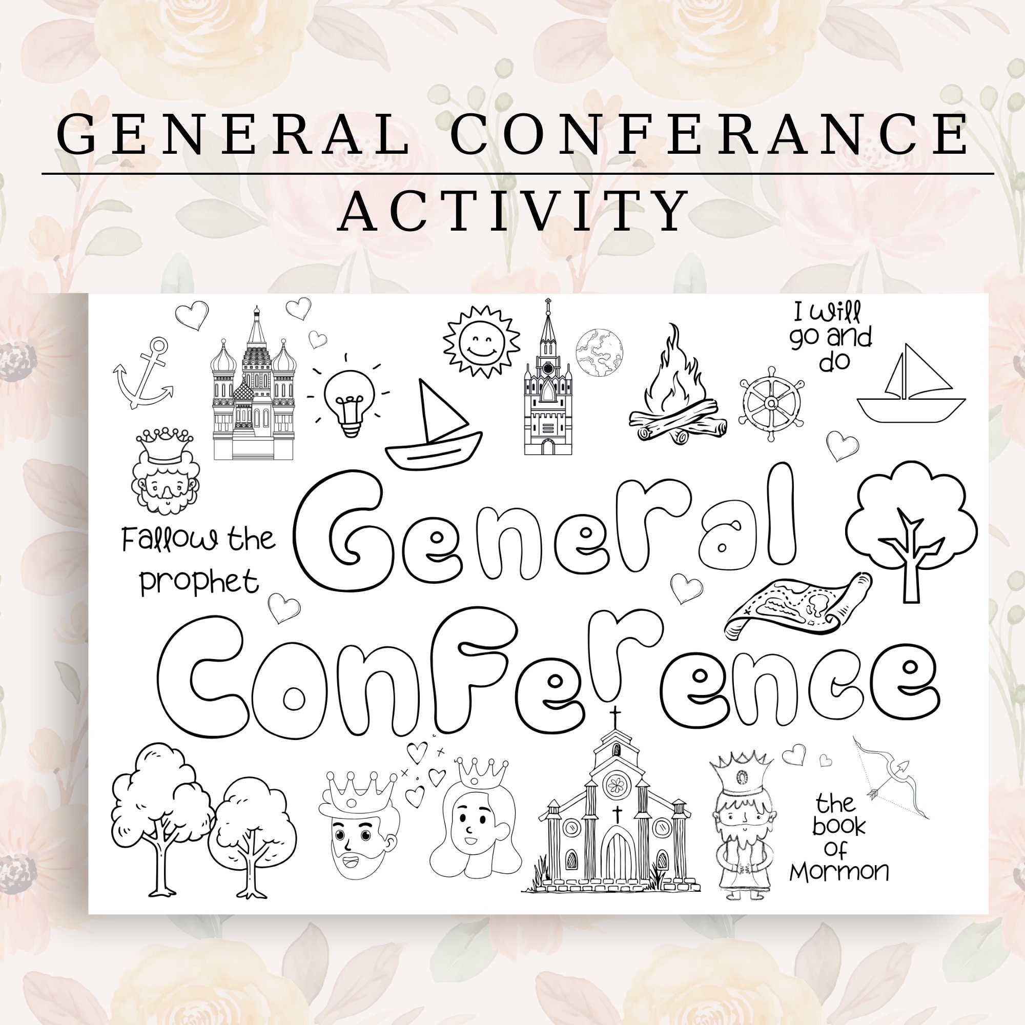 General Conference 2024 Journal Kit | Instant Download | April 2024 ...