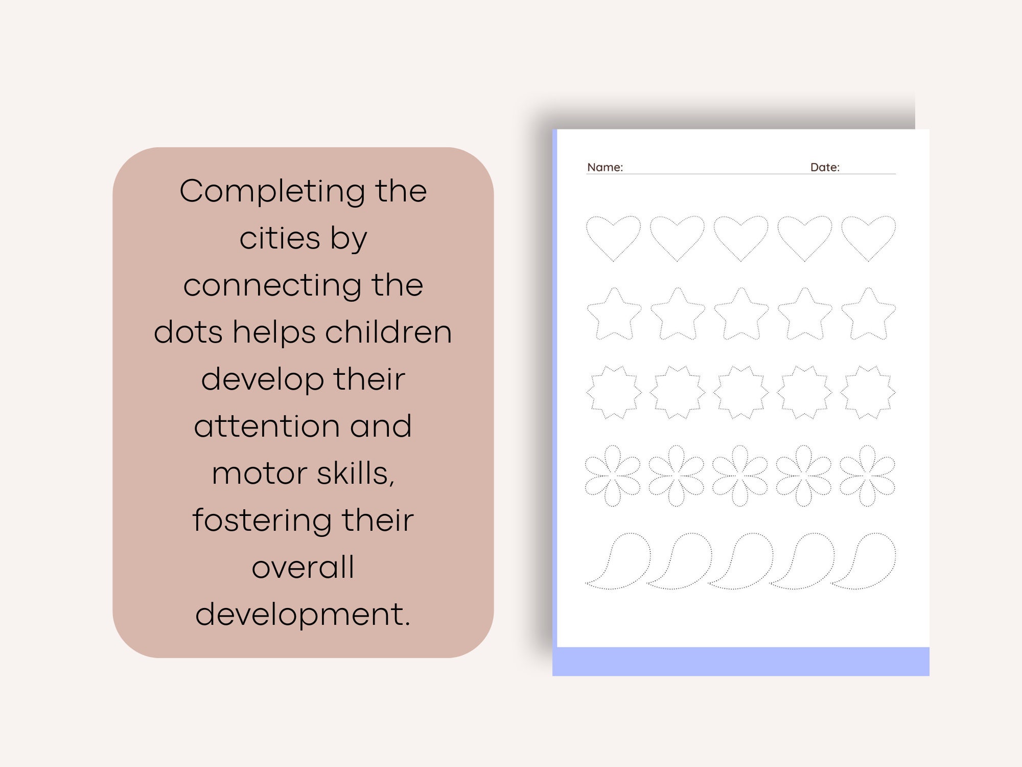 Preschool Learning Worksheets Printable Preschool Activities Trace the ...