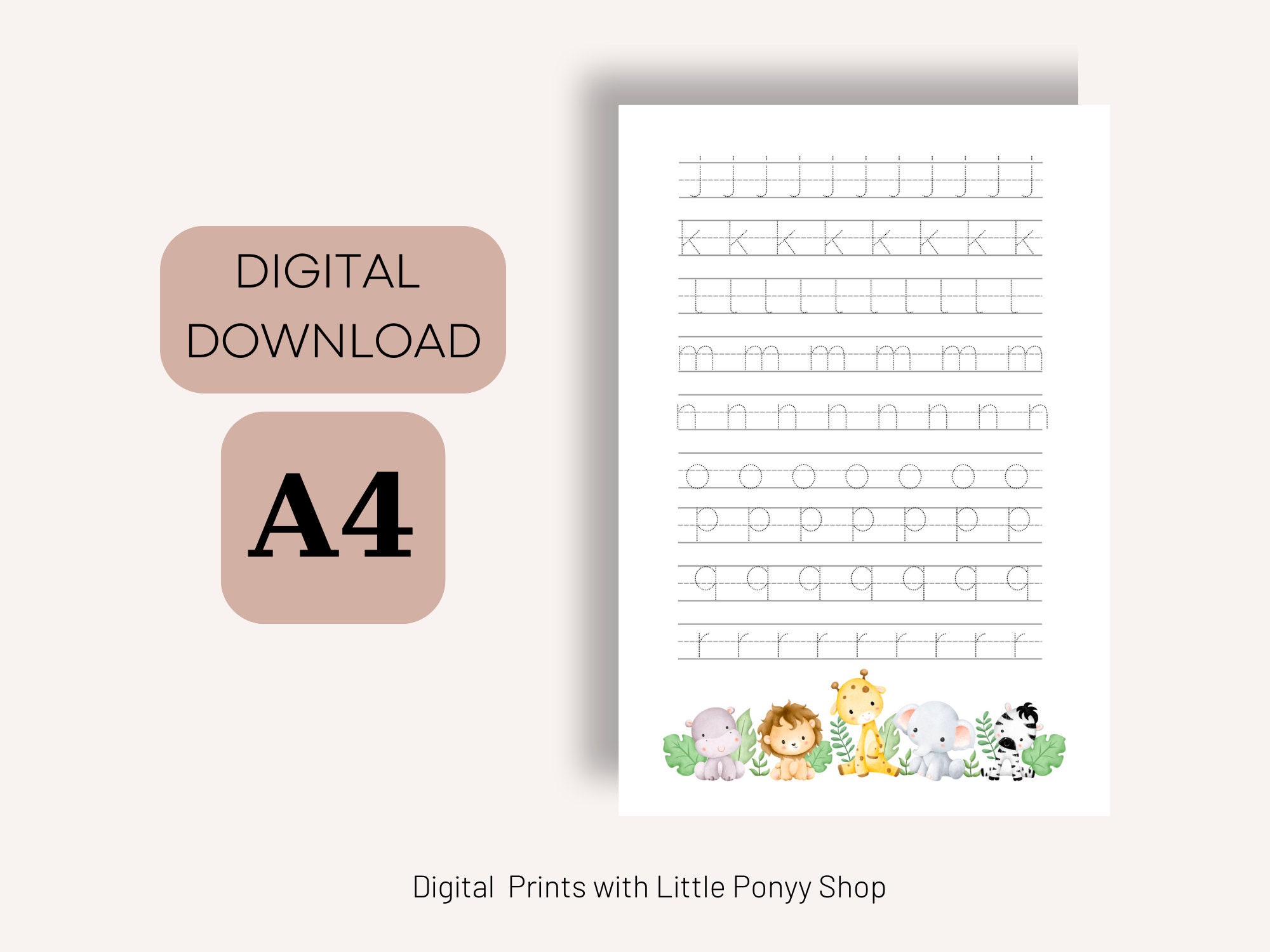 Preschool Alphabet Tracing Activities Handwriting Practice, Homeschool ...