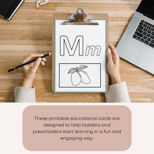 Children's Printable Alphabet Coloring Book Pages Downloadable Alphabet ...