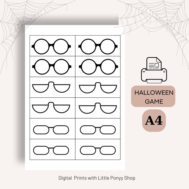 Printable Halloween Activity, Halloween Game , Halloween Party Games ...