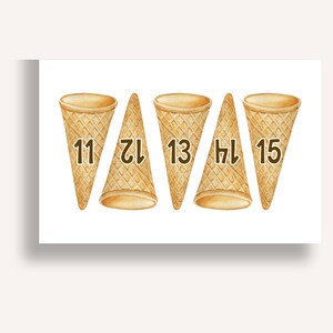 Count the Ice Cream Scoops, , Preschool Math, Preschool Worksheet ...