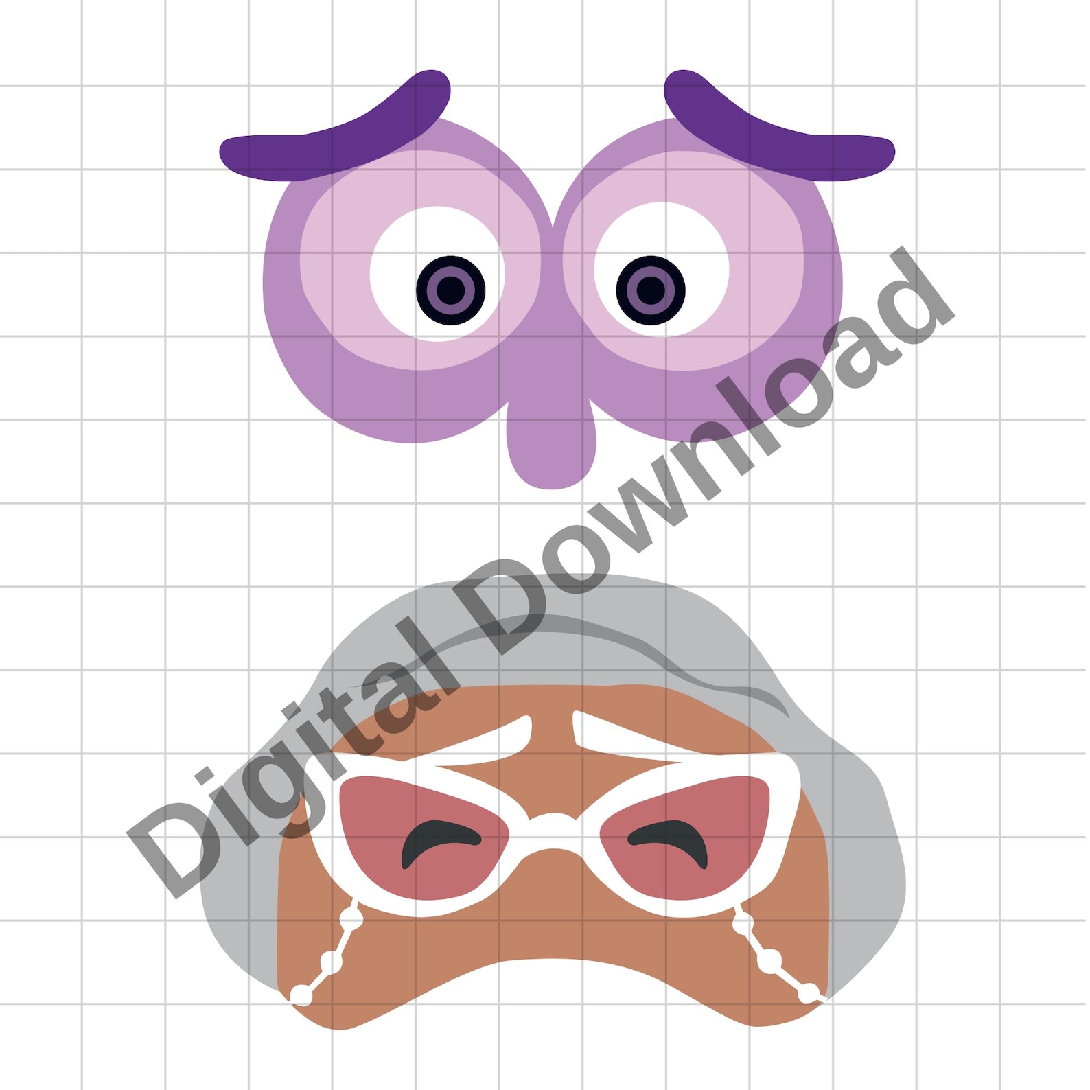 Printable Inside Out All Characters Masks , Inside Out 2 , Inside Out 2 ...