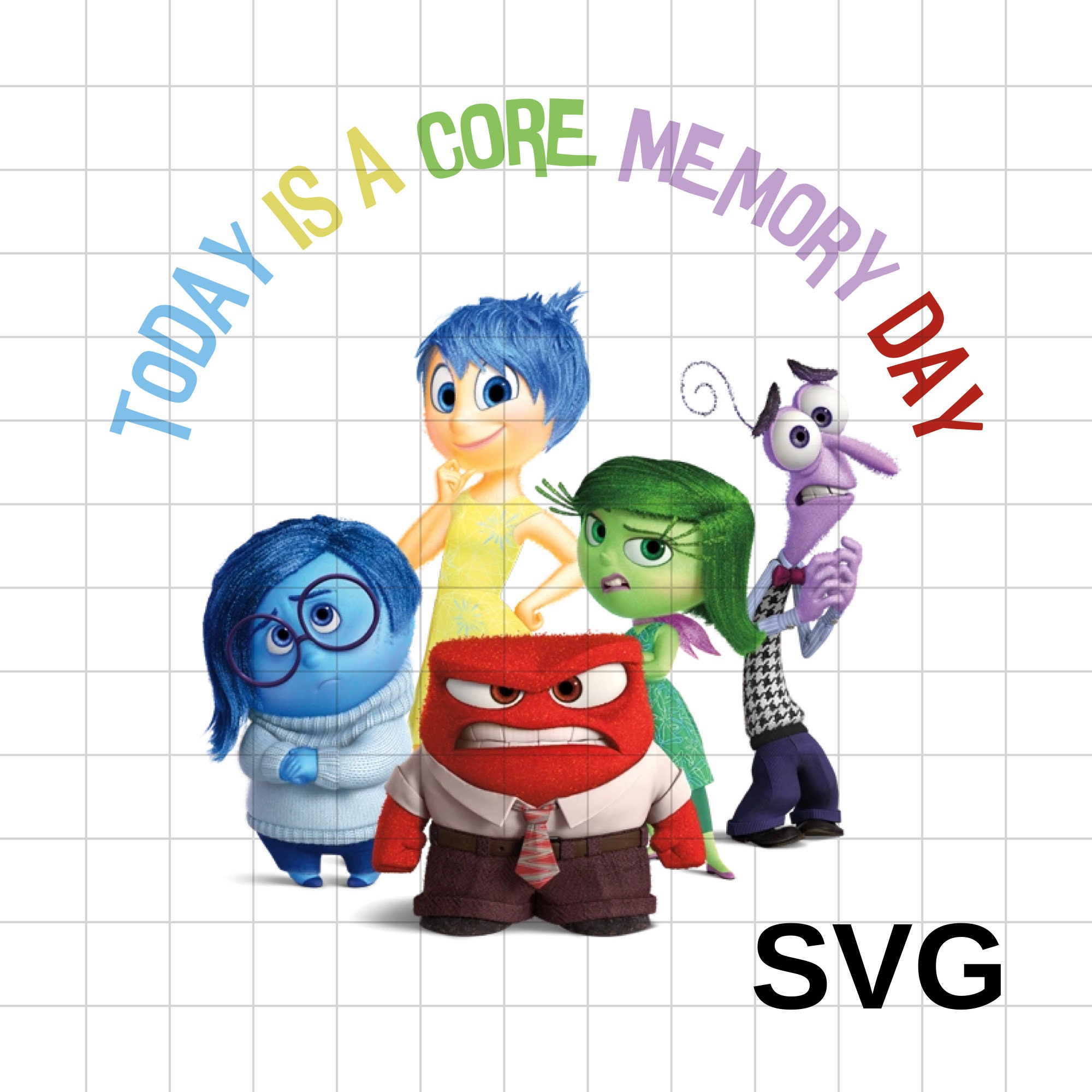 Inside Out Characters Digital Files, Design Files, Inside Out 2 Anger ...