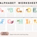 Printable Alphabet Tracing Worksheets ABC Tracing Workbook Letters ...
