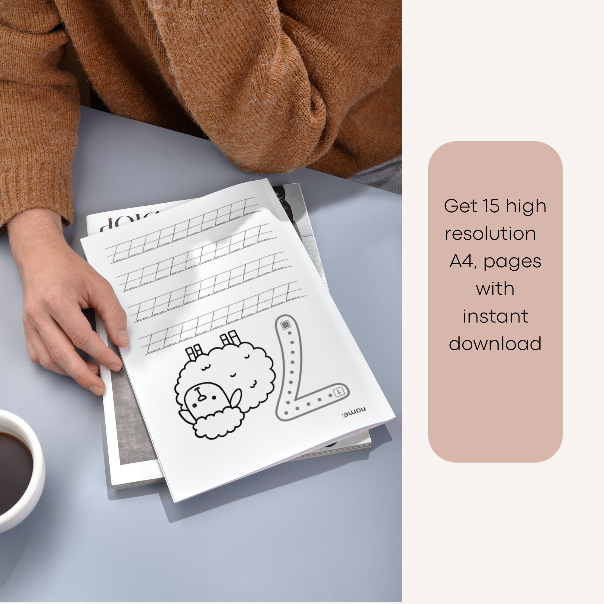 Printable Preschool Number Tracing Worksheets Number Writing Activities ...