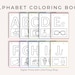 Children's Printable Alphabet Coloring Book Pages Downloadable Alphabet ...