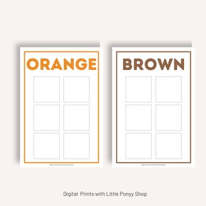 Printable Color Matching Activity Learning Colors Preschool Printable ...