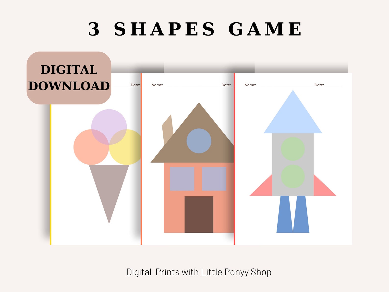 Kindergarten Curriculum Worksheets Printable Shapes Worksheet Printable ...