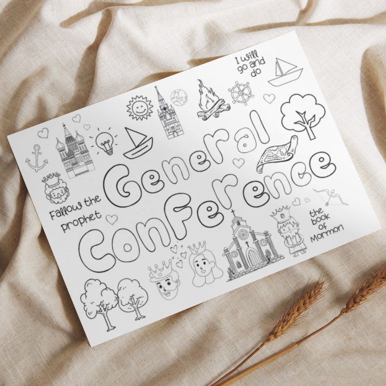 General Conference 2024 Journal Kit | Instant Download | April 2024 ...