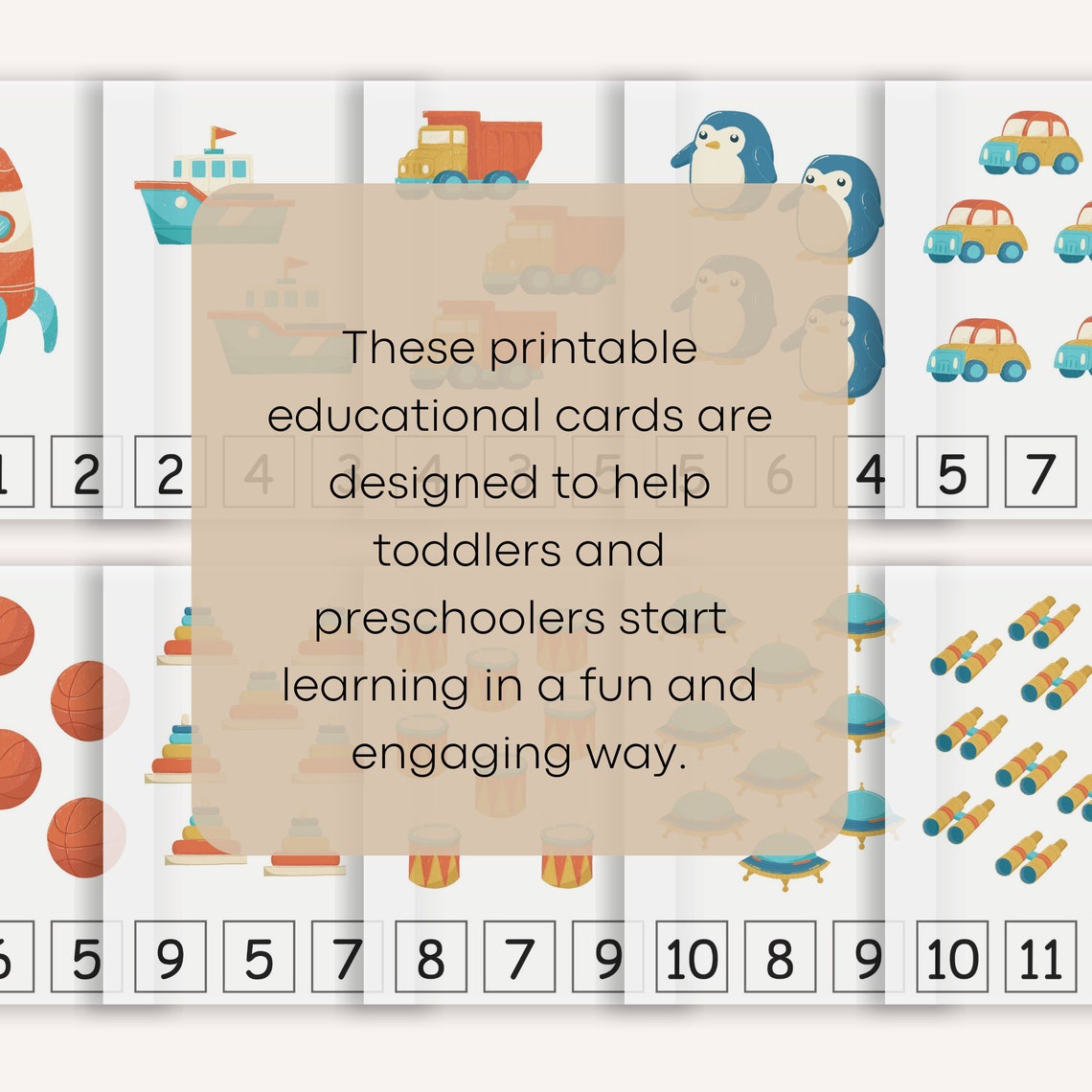 Colorful Number Matching Worksheet, Number Matching Game, Number ...