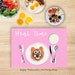 Weekly Printable Placemat Picky Eaters Kids Dinner Placemat Educational ...