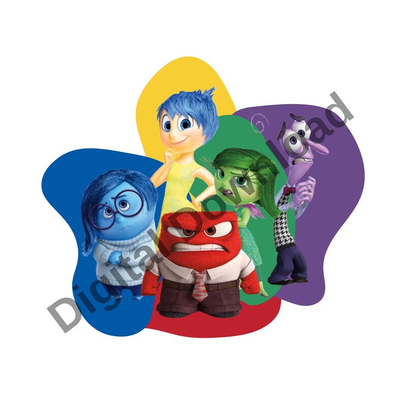 Inside Out, Inside Out Characters Svg, Inside Out Svg, Inside Out ...