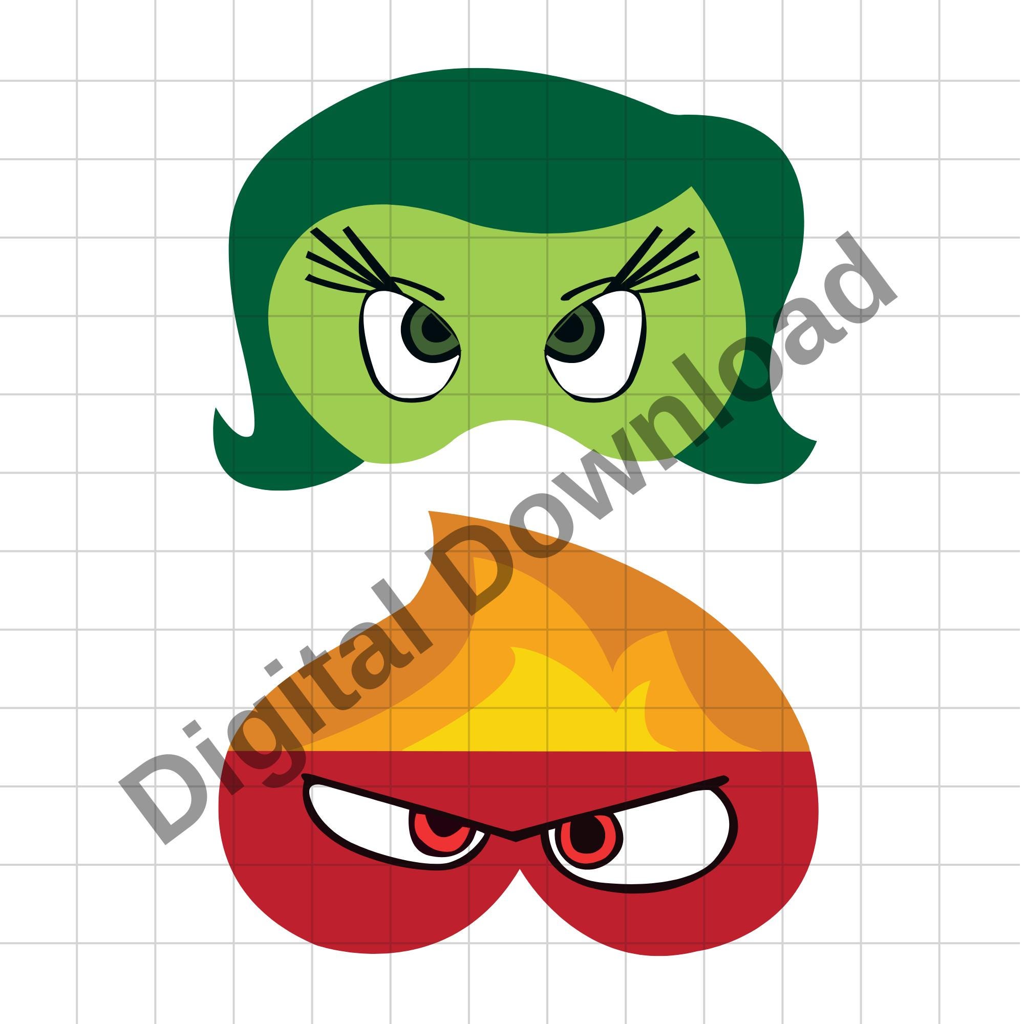 Printable Inside Out All Characters Masks , Inside Out 2 , Inside Out 2 ...