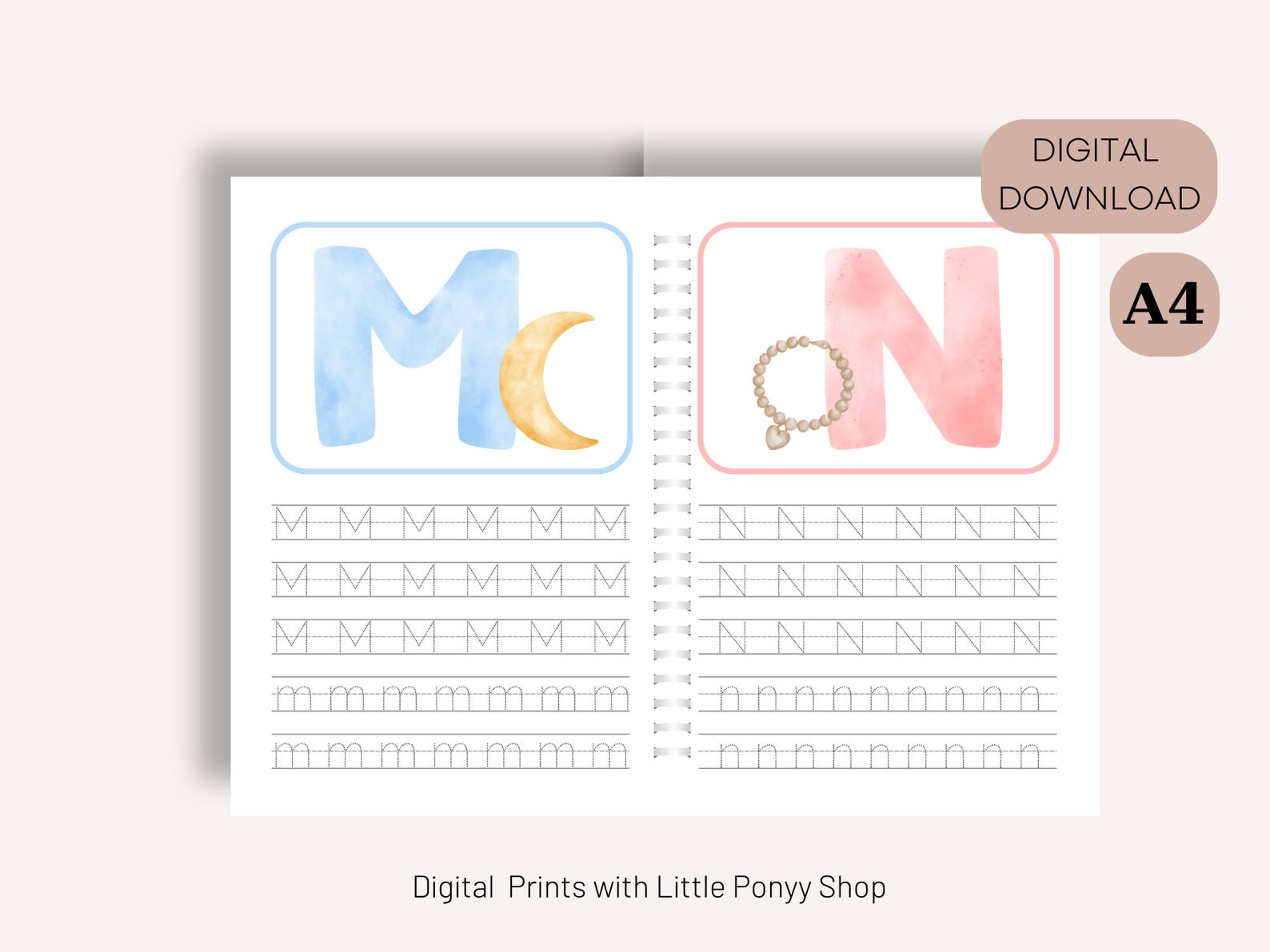 Printable Alphabet Tracing Worksheets ABC Tracing Workbook Letters ...