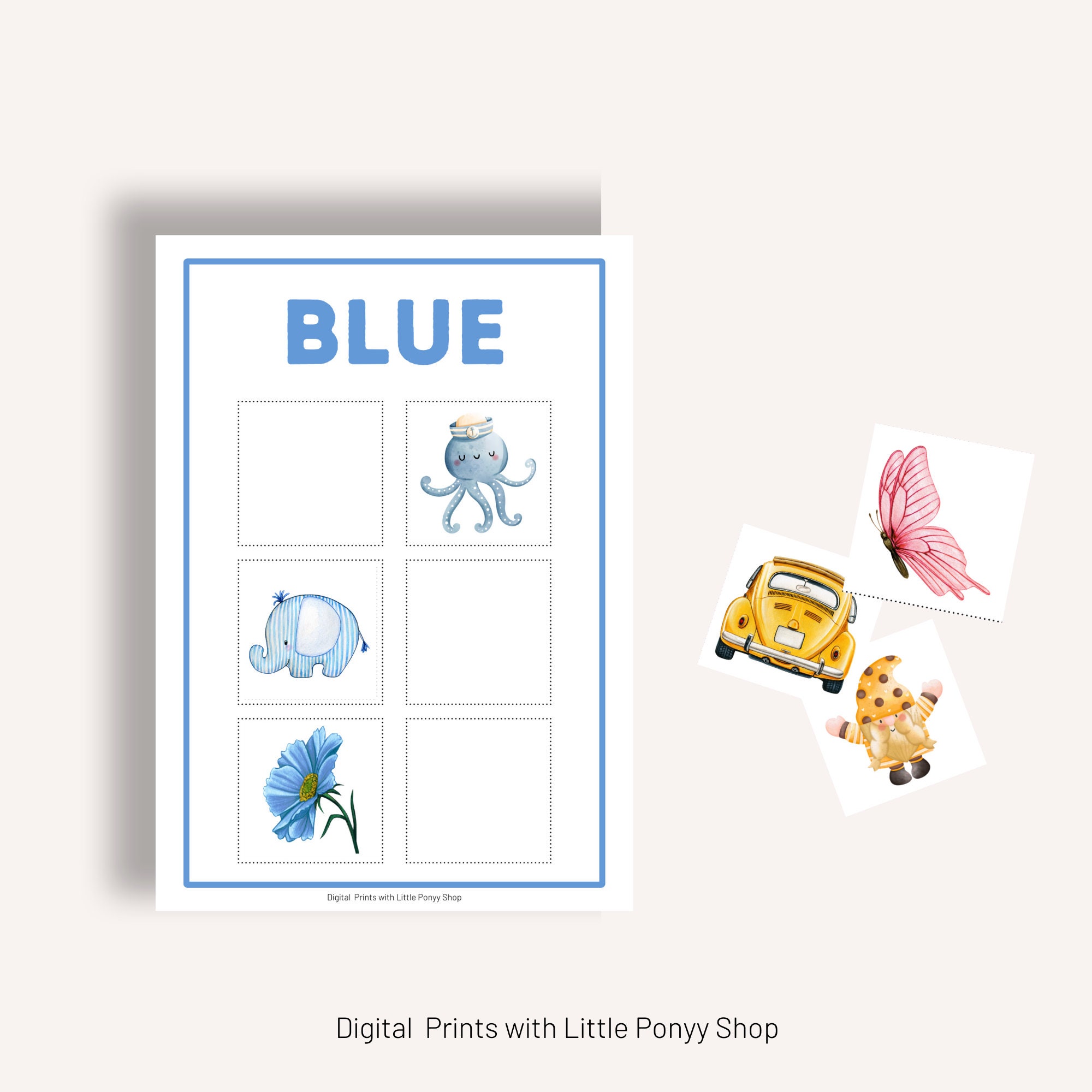 Printable Color Matching Activity Learning Colors Preschool Printable ...
