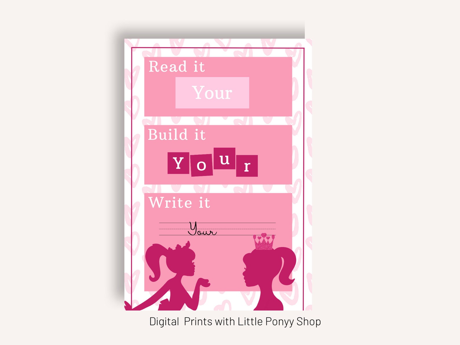 Barbie-themed Printable Sight Word Worksheets Kindergarten-1st Grade ...