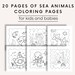 Printable Coloring Pages Printable Sea Animal Coloring Pages Printable ...