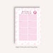 Barbie Themed Printable Kids Weekly Schedule - Weekly Planner for Home ...
