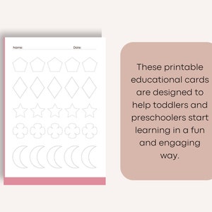 Preschool Learning Worksheets Printable Preschool Activities Trace the ...