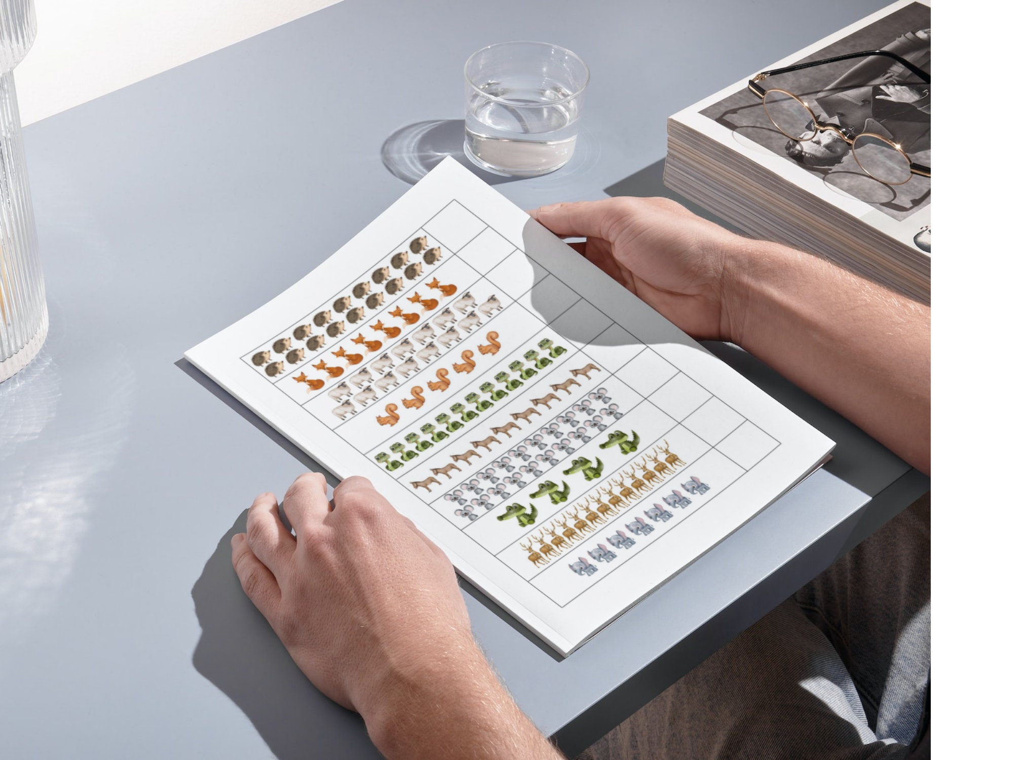 Printable Number Worksheet Printable Number Matching Game Activity ...