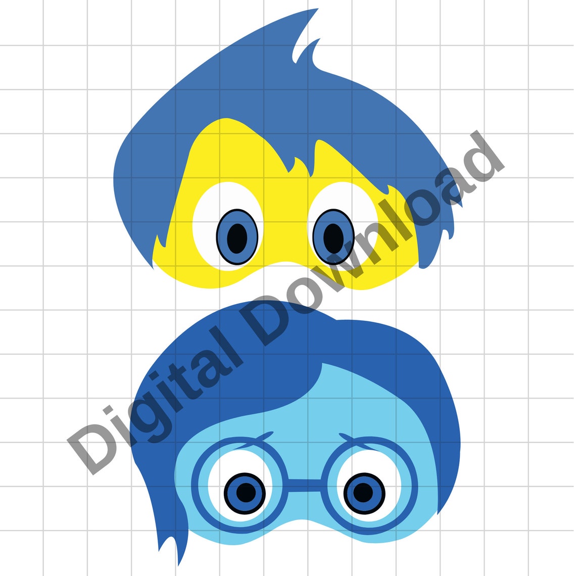 Inside Out All Characters Masks , Inside Out 2 , Inside Out 2 Printable ...