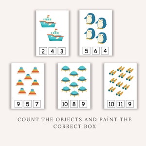 Colorful Number Matching Worksheet, Number Matching Game, Number ...