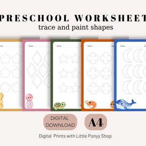 Preschool Line Tracing Worksheets, Lines Trace Pages Printable ...