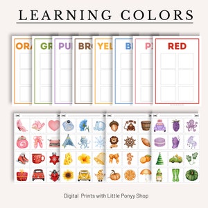 Printable Color Matching Activity Learning Colors Preschool Printable ...
