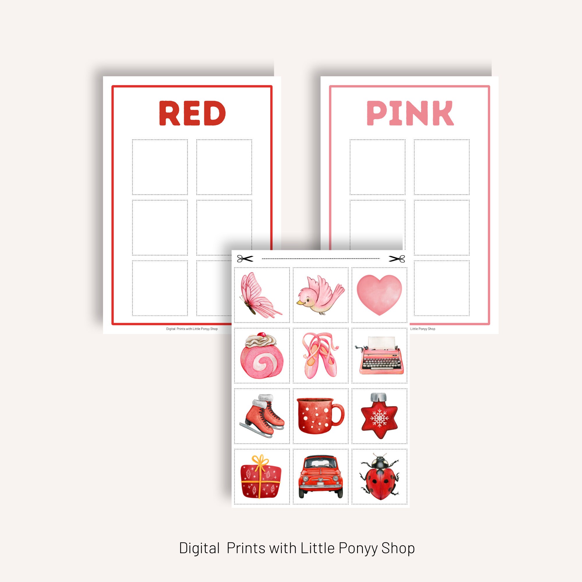 Printable Color Matching Activity Learning Colors Preschool Printable ...