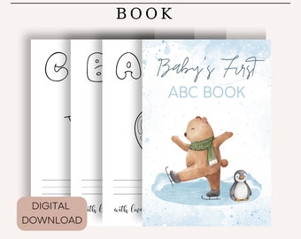 Baby Shower ABC Book, First Alphabet Book, Baby's First ABC Book ...