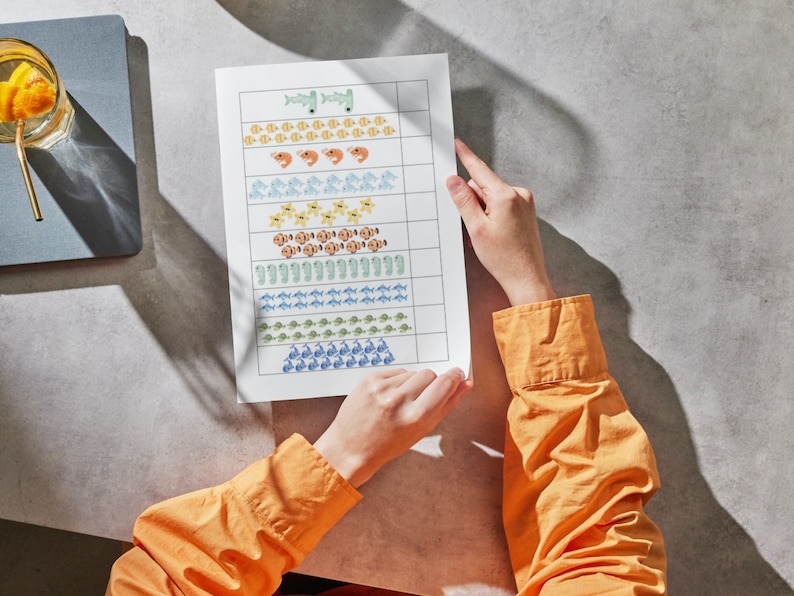 Printable Number Worksheet Printable Number Matching Game Activity ...